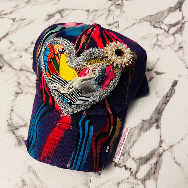 Cut From A Different Cloth Cap 2- Purple Cap – Cierra Lynn Collection